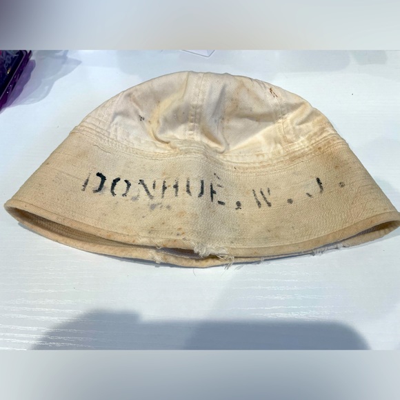 Accessories | Vintage Ww2 Us Navy Dixie Cup Hat Bucket Style Named ...